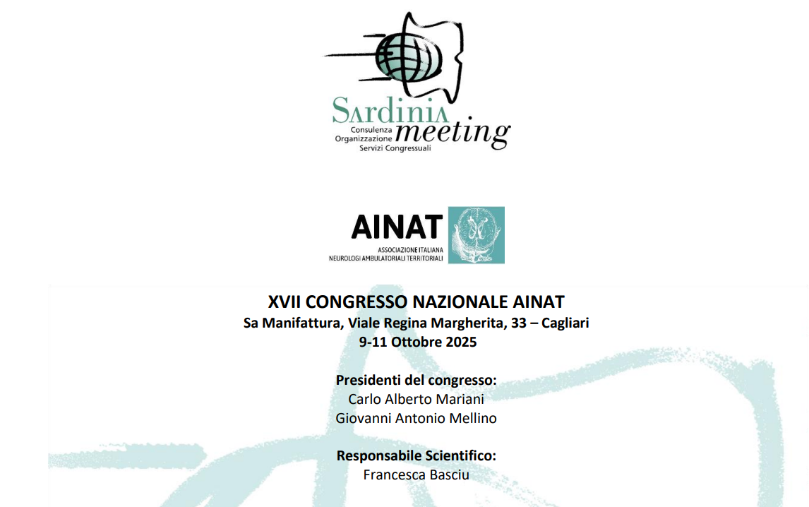 XVII Congresso Nazionale AINAT - SNO Italia - Scienze Neurologiche ...